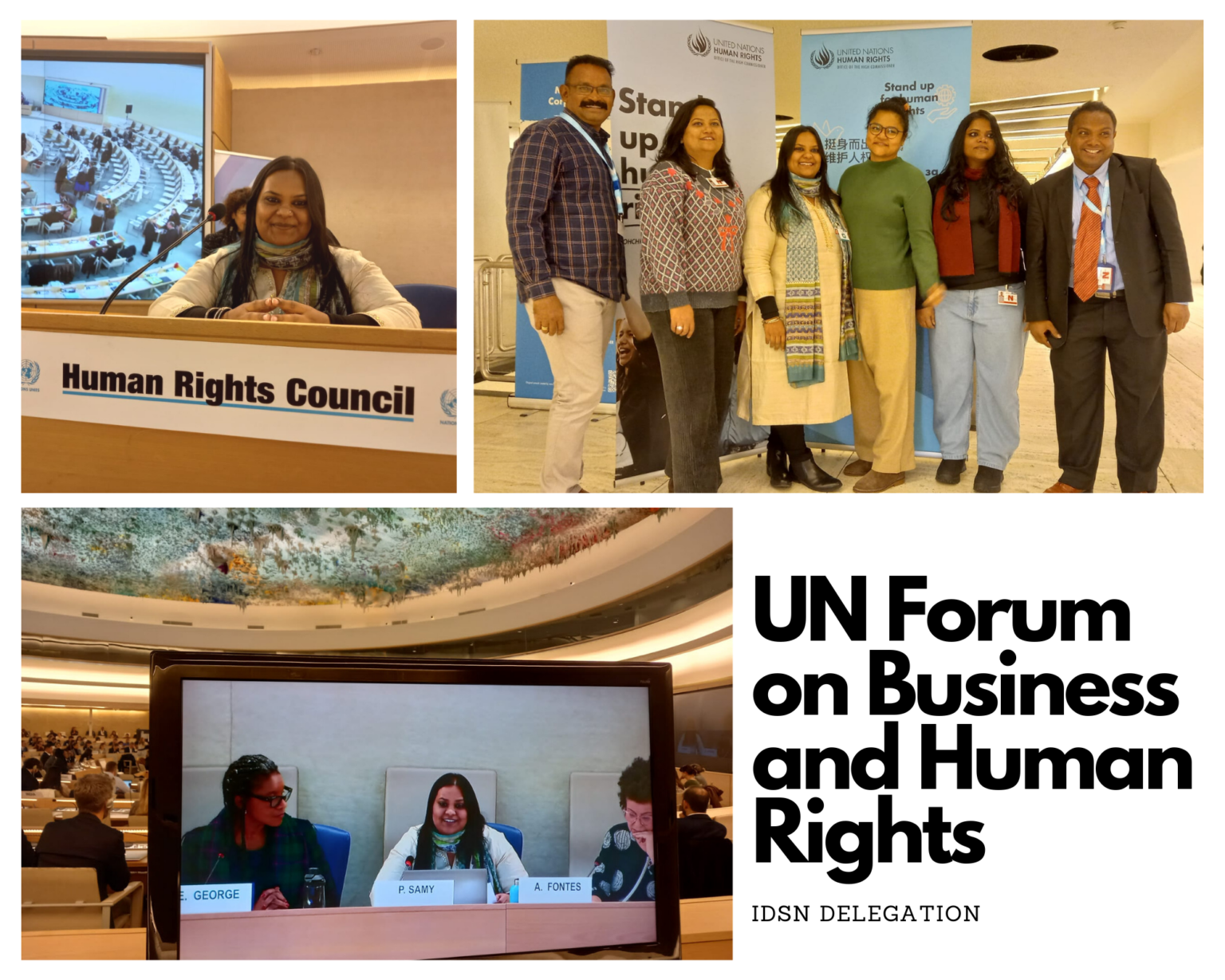Young Dalit leaders speak out at UN Business and Human Rights Forum ...
